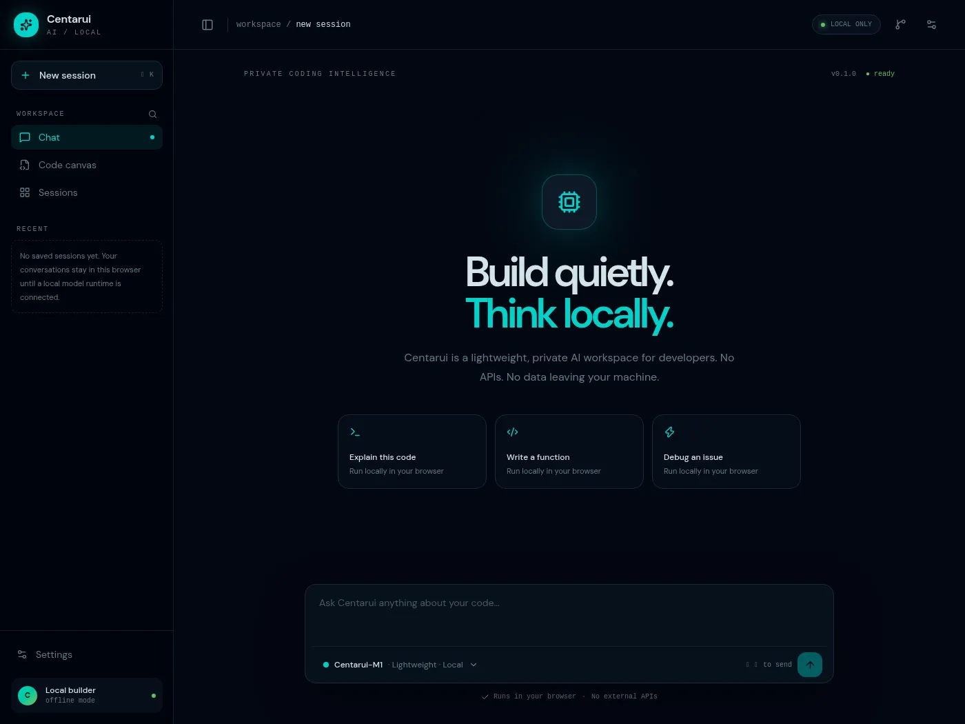 Centarui AI Hub