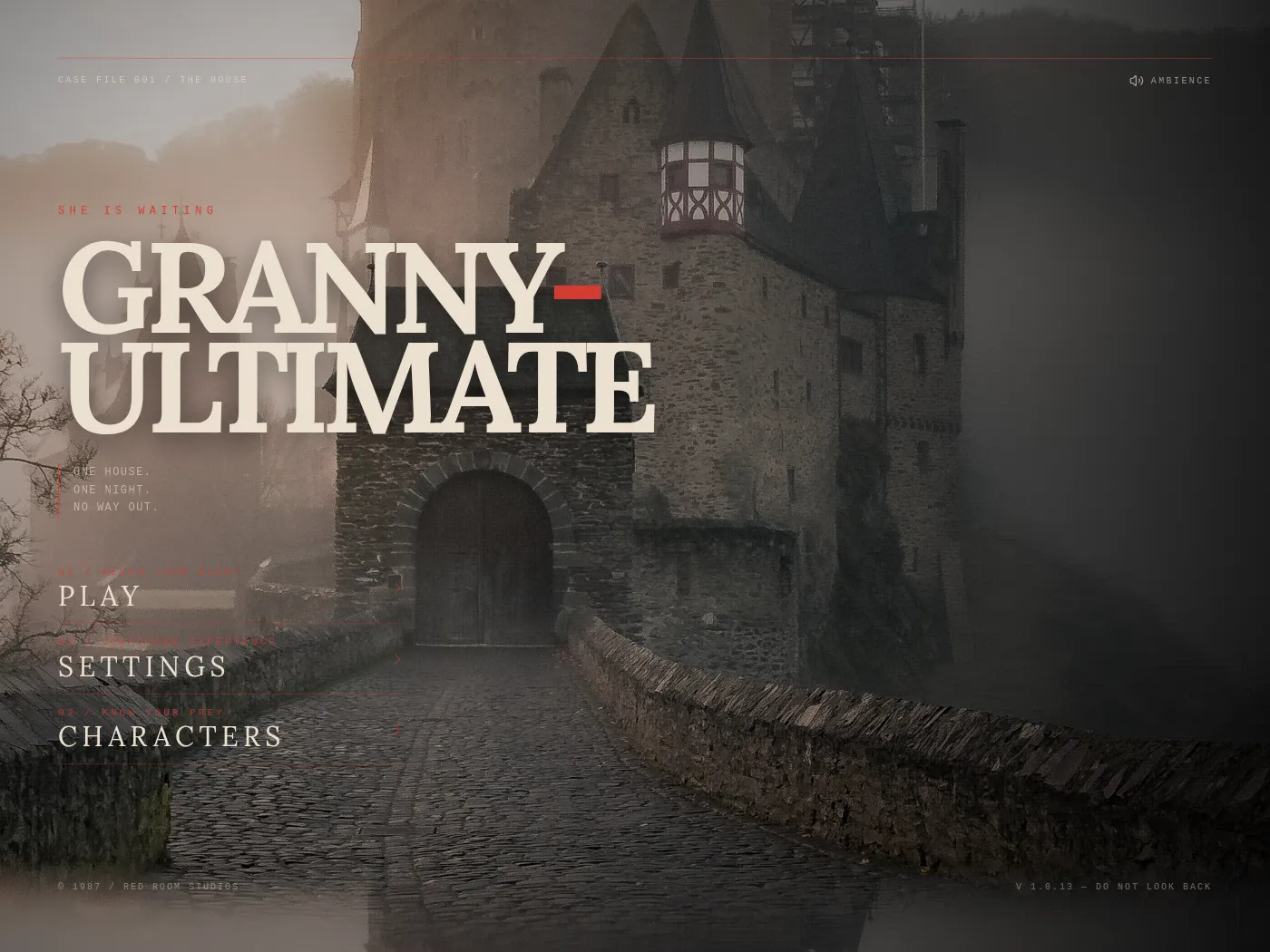 Granny Ultimate Horror Menu