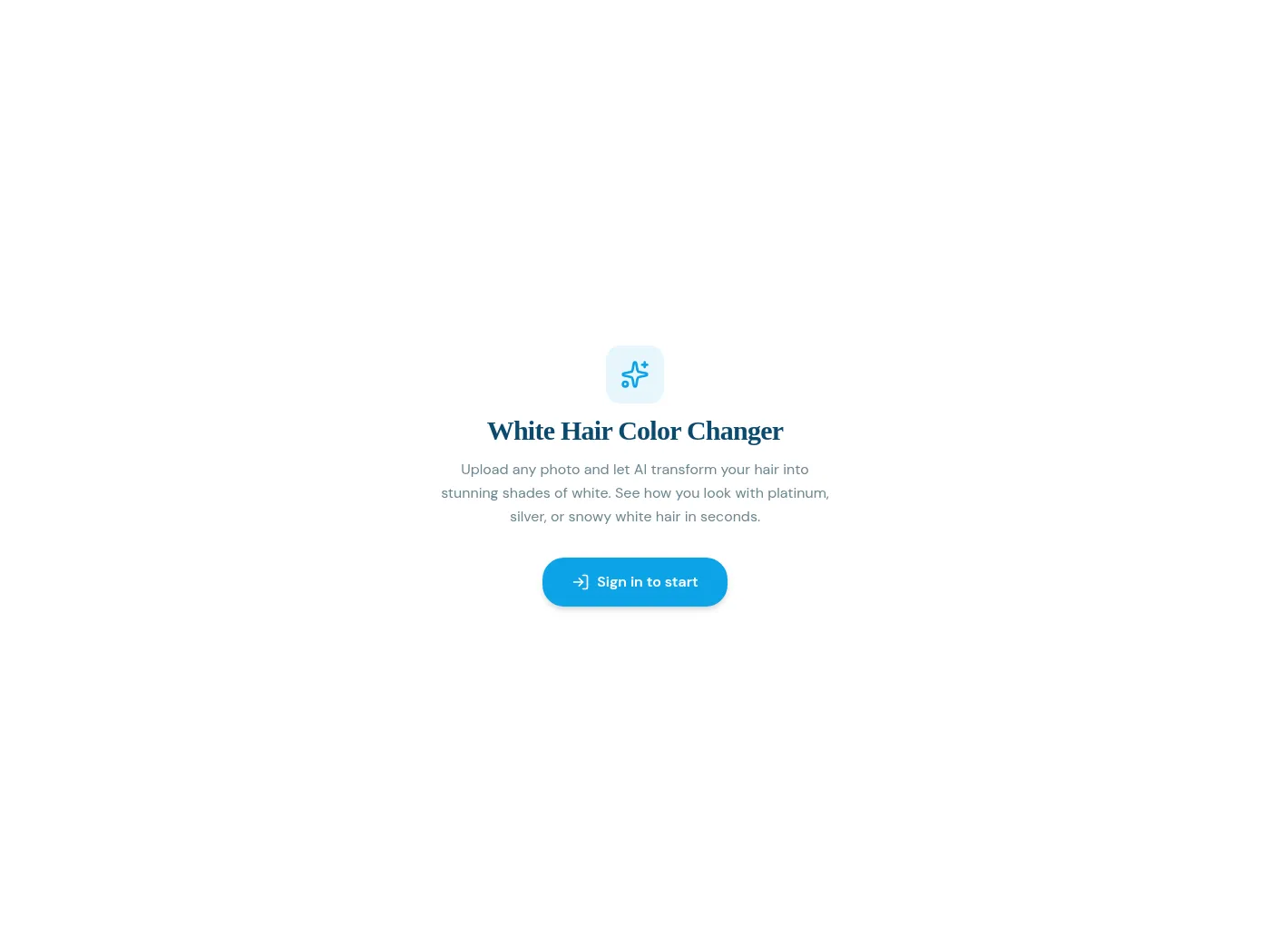 White Hair Color Changer