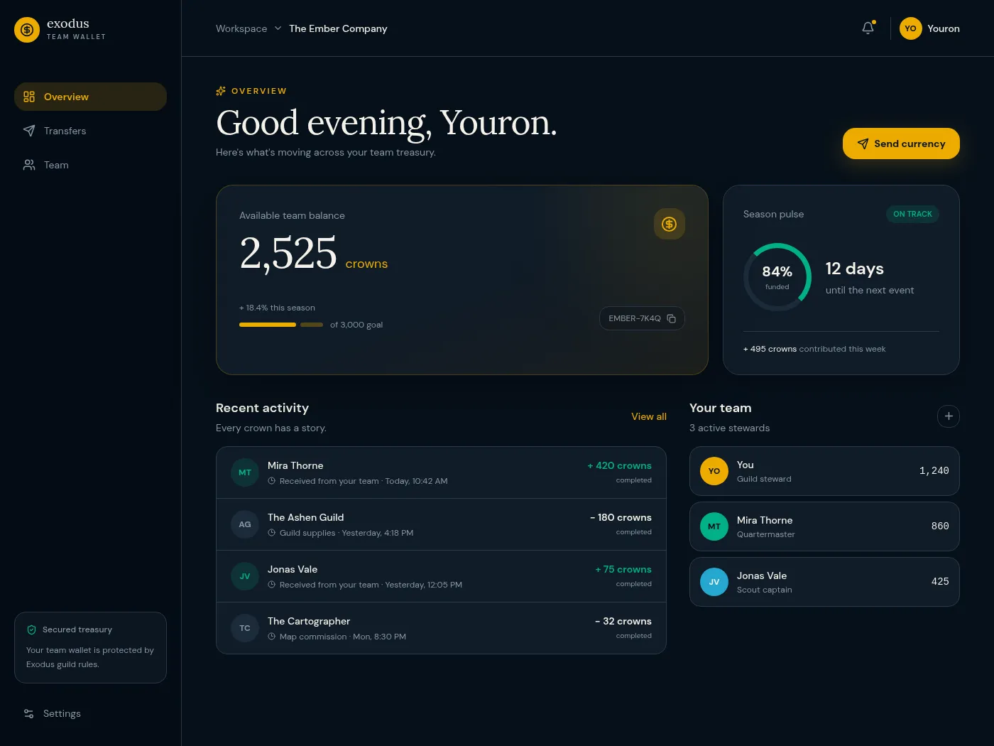 LARP Exodus Wallet