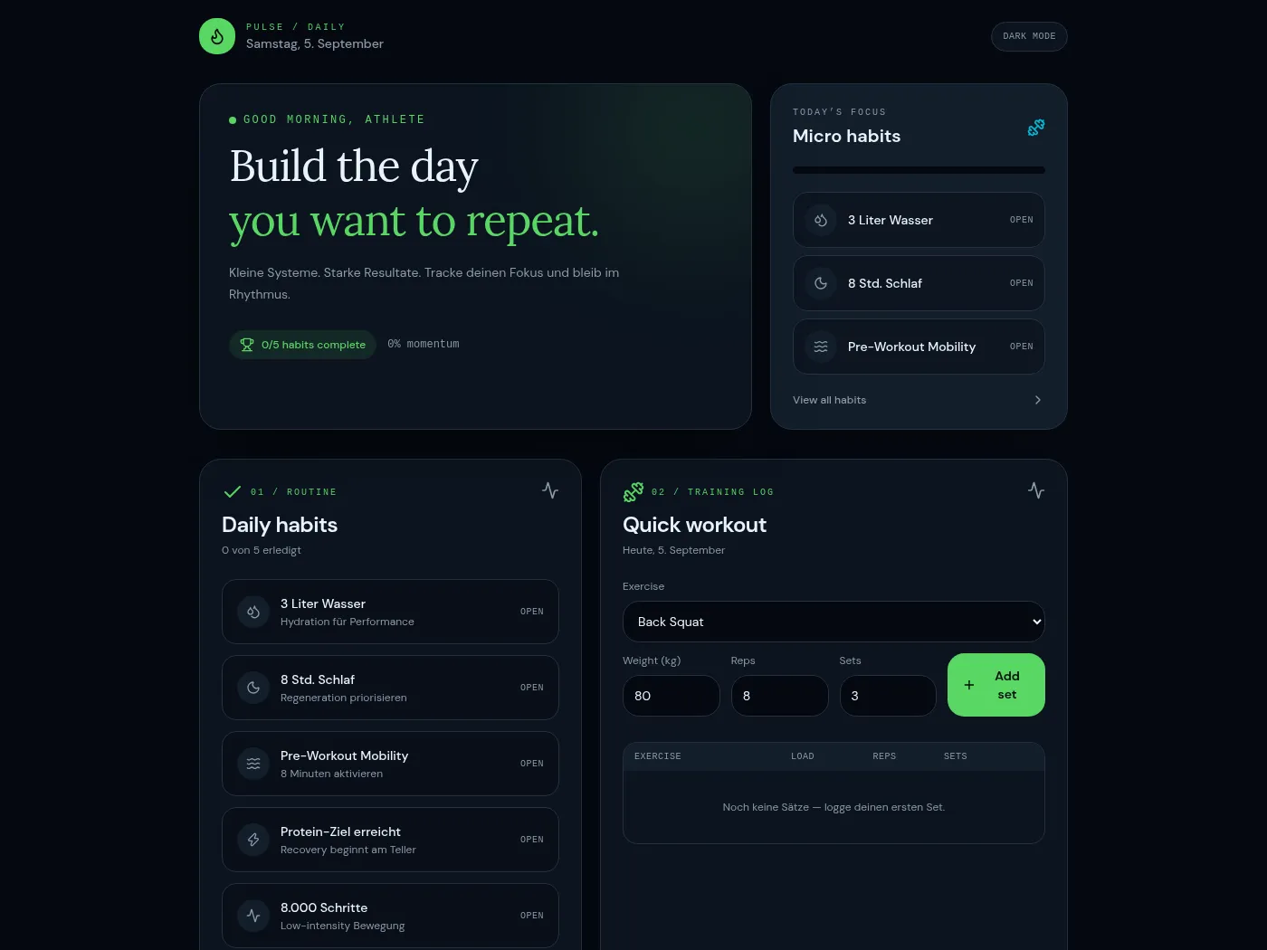 AI Gym & Habit Tracker