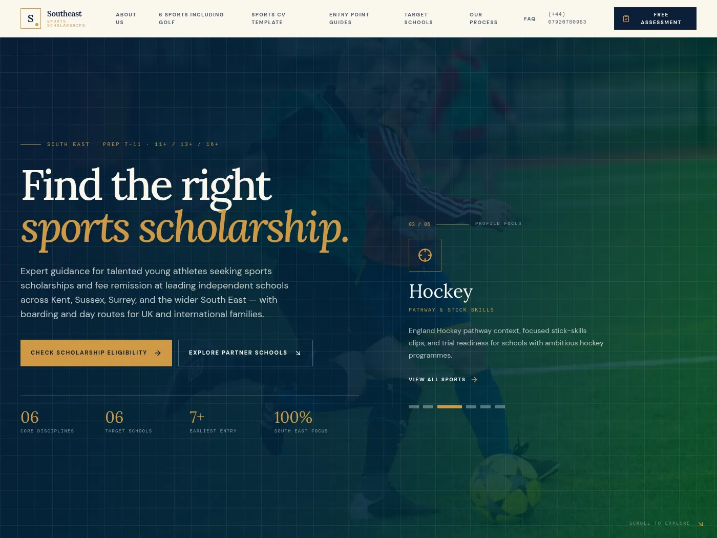 Southeast Sports Scholarships Site