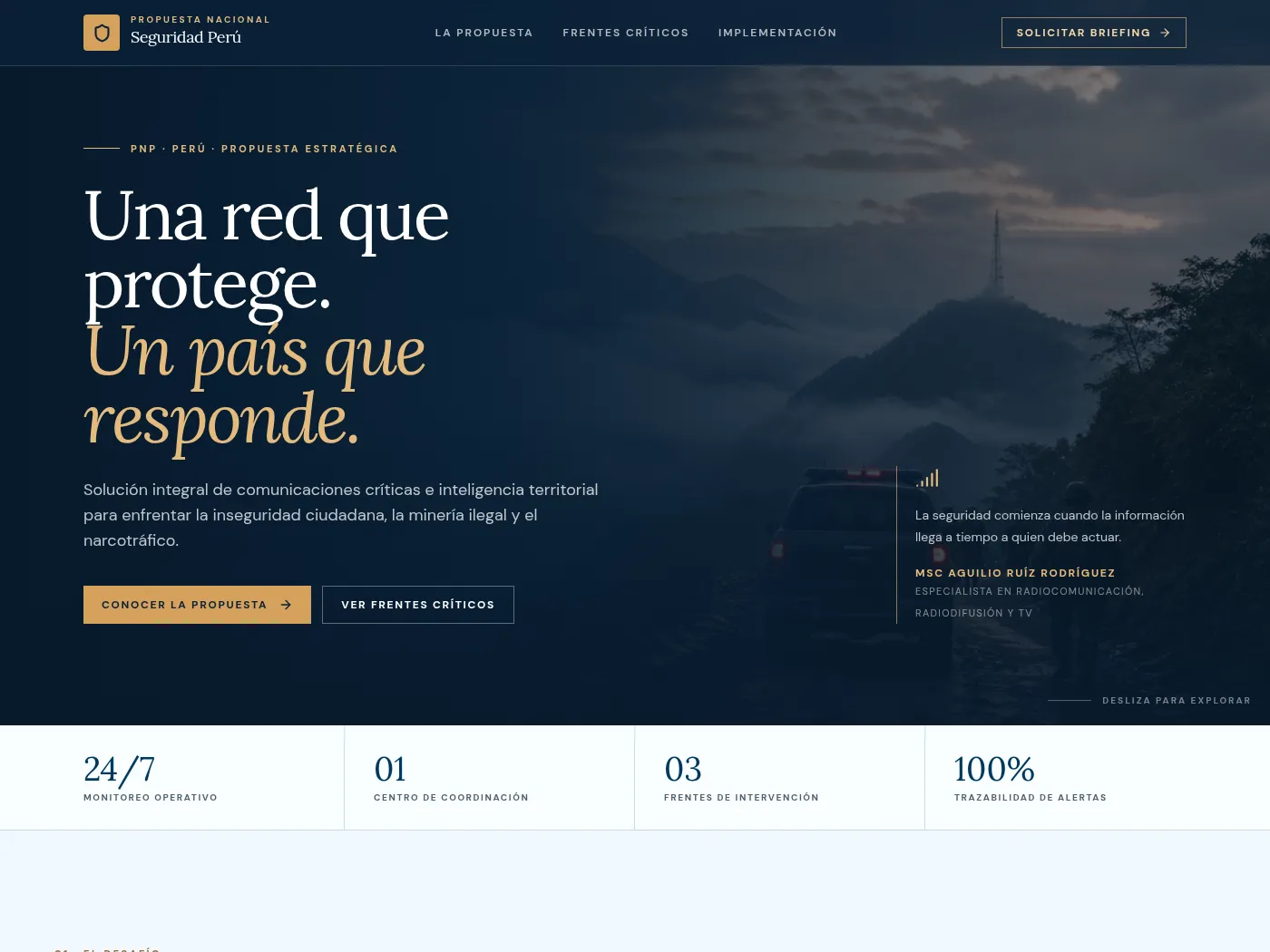 Safe Peru Dashboard