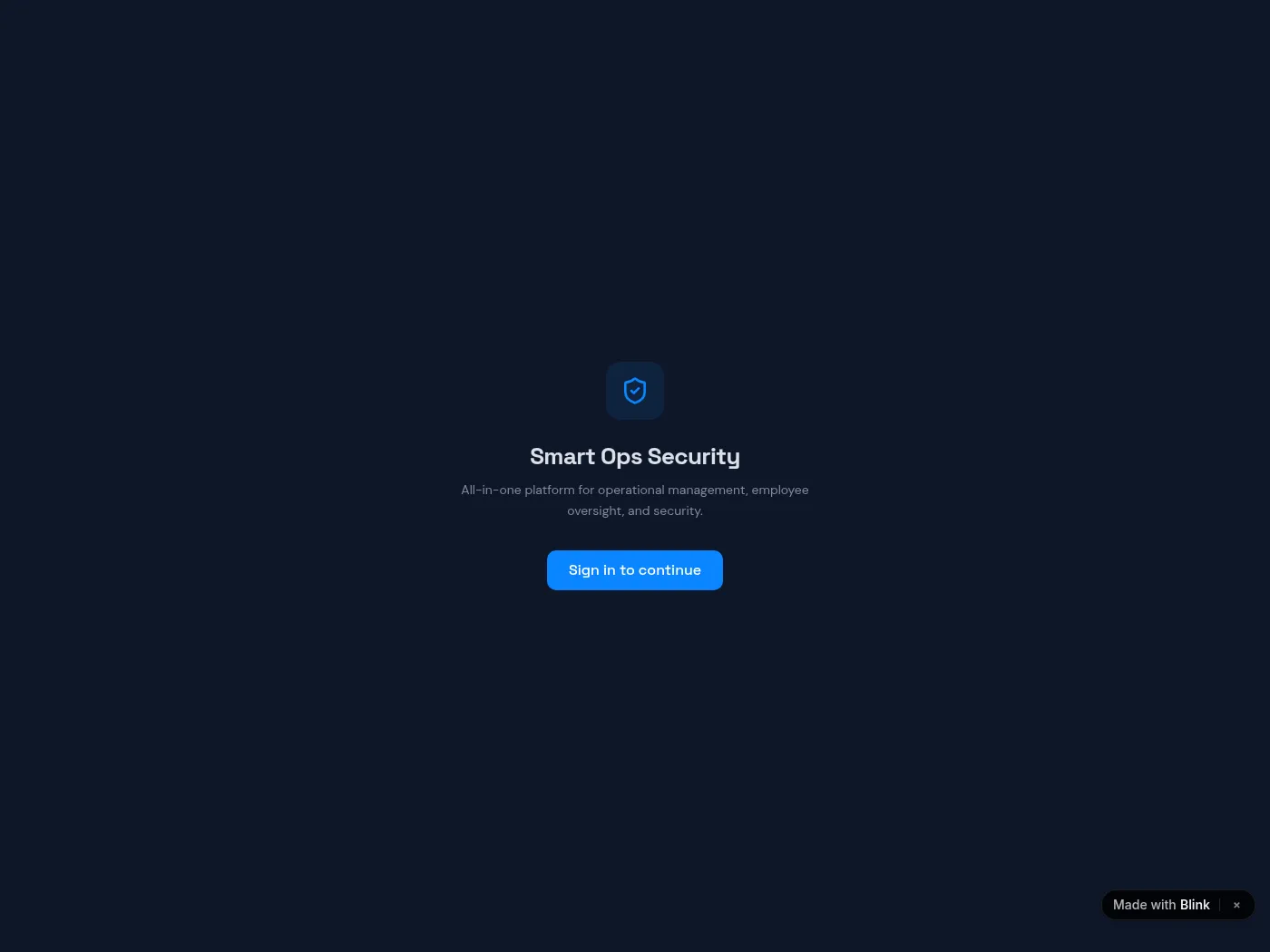 Smart Ops Security Suite