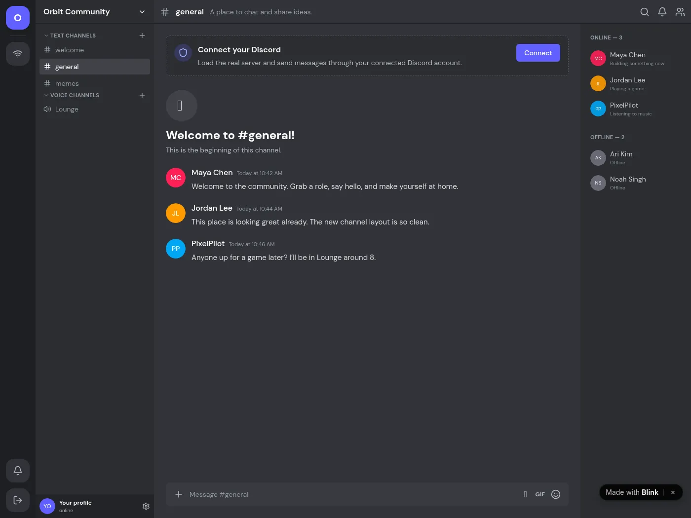 Discord Copycat App