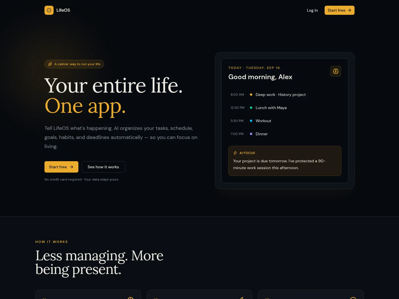 LifeOS Personal OS