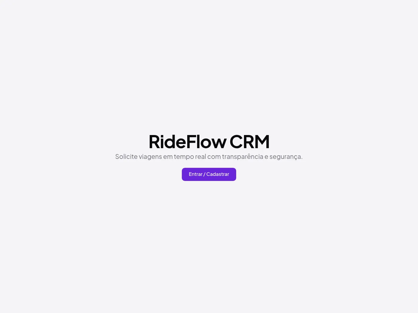RideFlow CRM