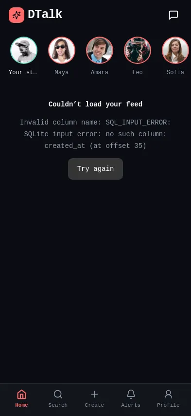 DTalk Social App