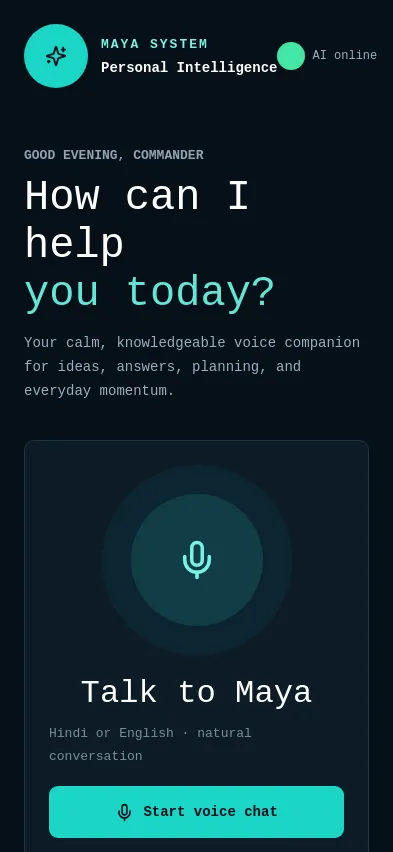 Maya Desktop AI Assistant