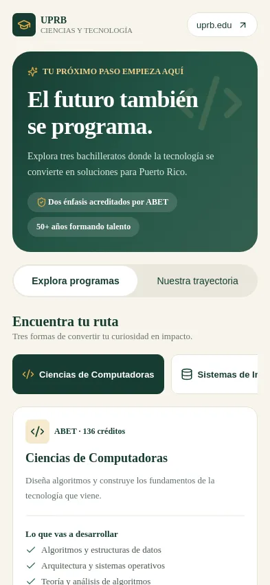 UPRB CS Explorer