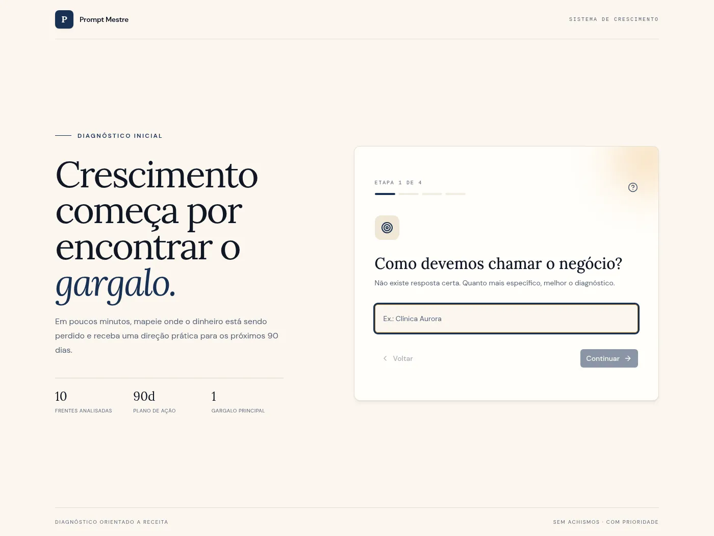 Prompt Mestre System