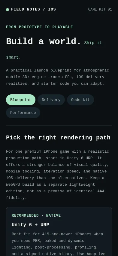 Direct Install iOS Game Kit