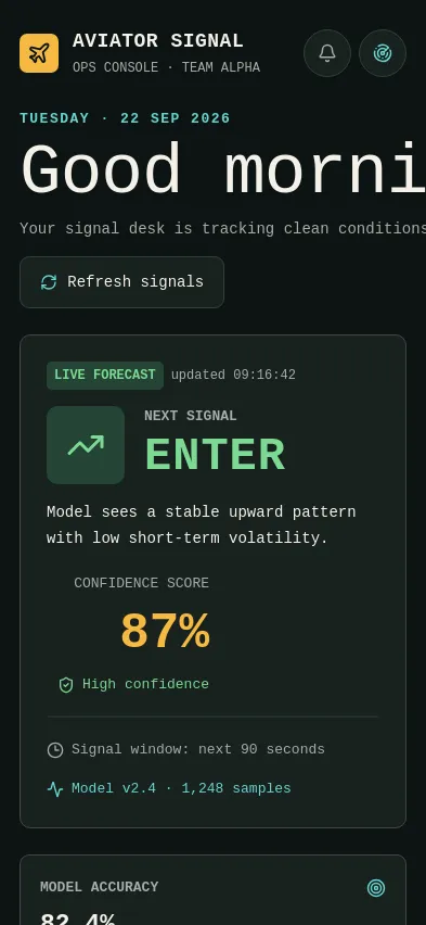 Aviator Signal Predictor
