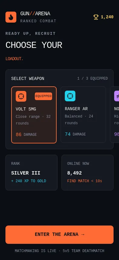Gun PvP Arena