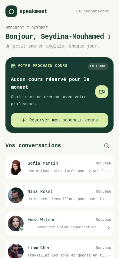 SpeakMeet Messenger