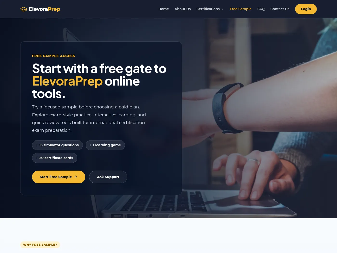 ElevoraPrep Sample Redesign