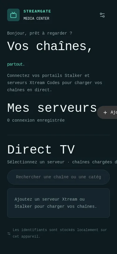 StreamGate Mobile