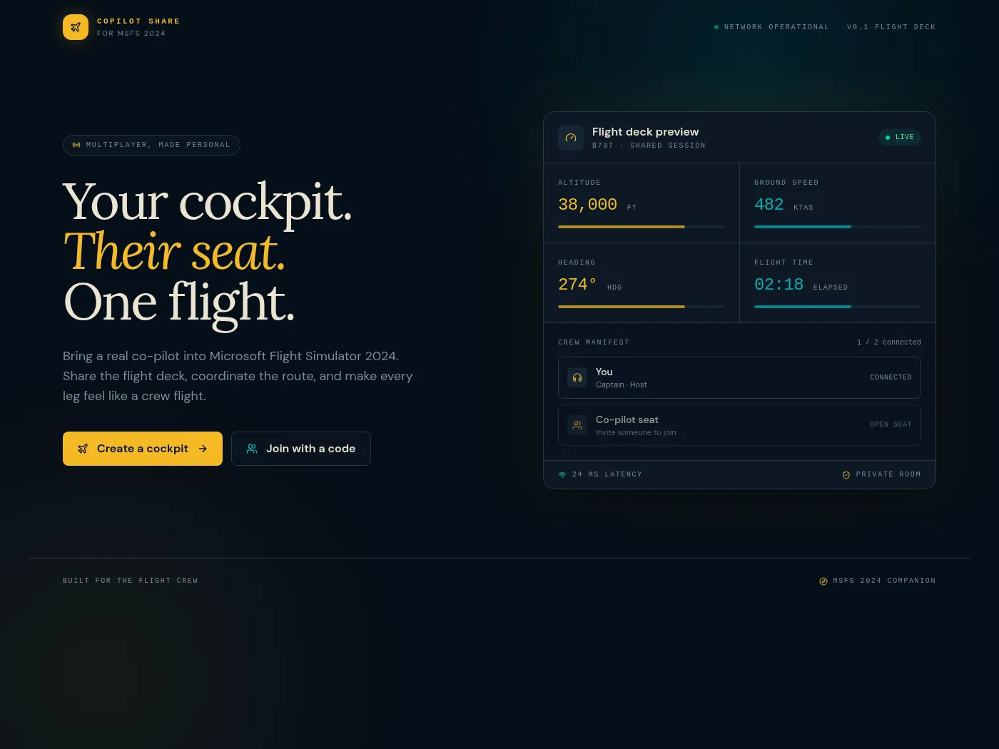 CoPilot Share for MSFS
