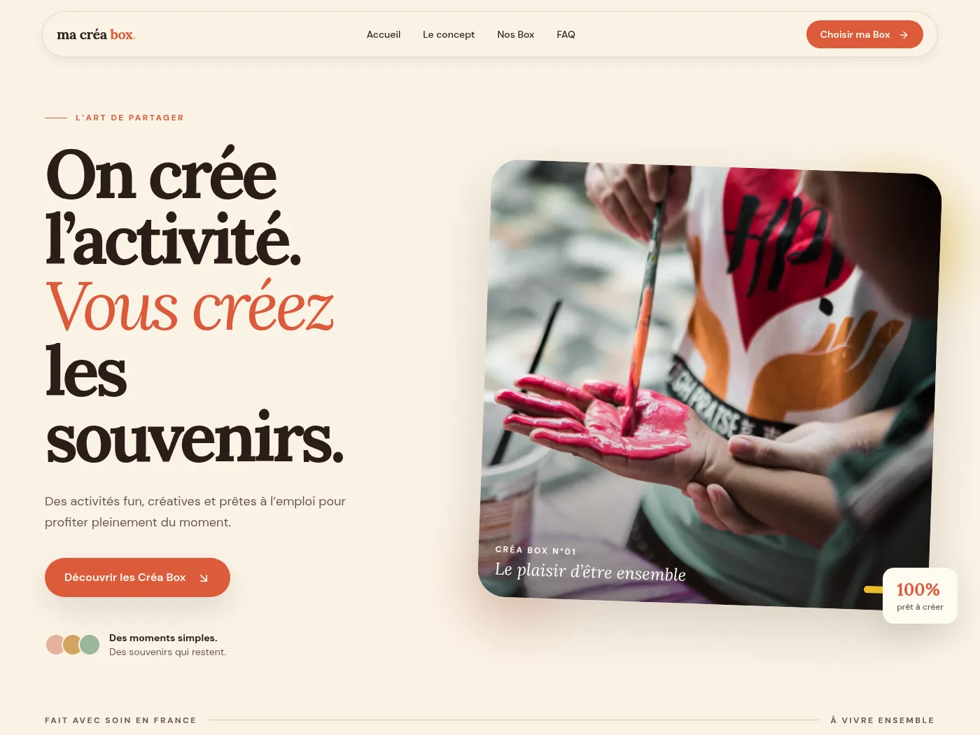 Ma Créa Box Site