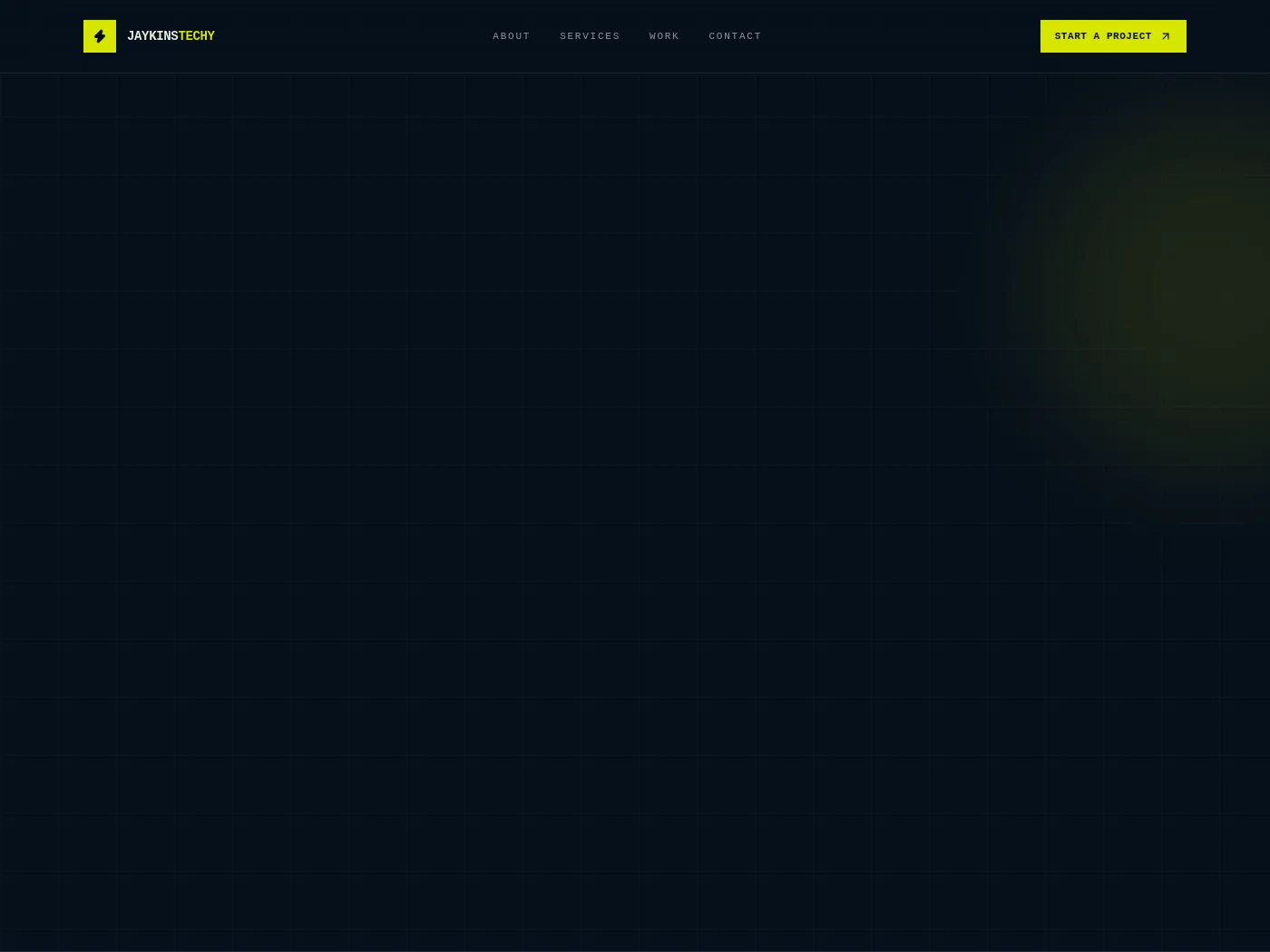 JaykinsTechy Portfolio Site
