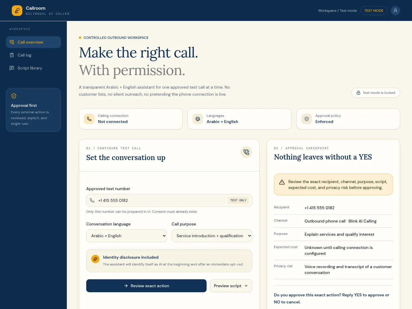 AI Bilingual Call Agent