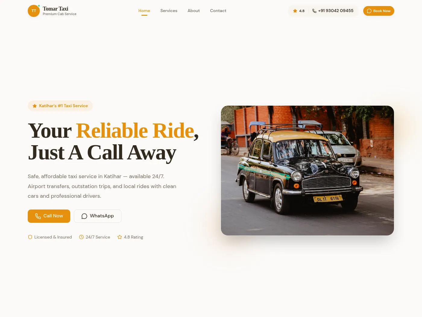 Tomar Taxi Pro Web