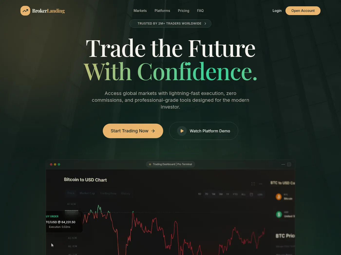 Broker Landing Pro (Remix)
