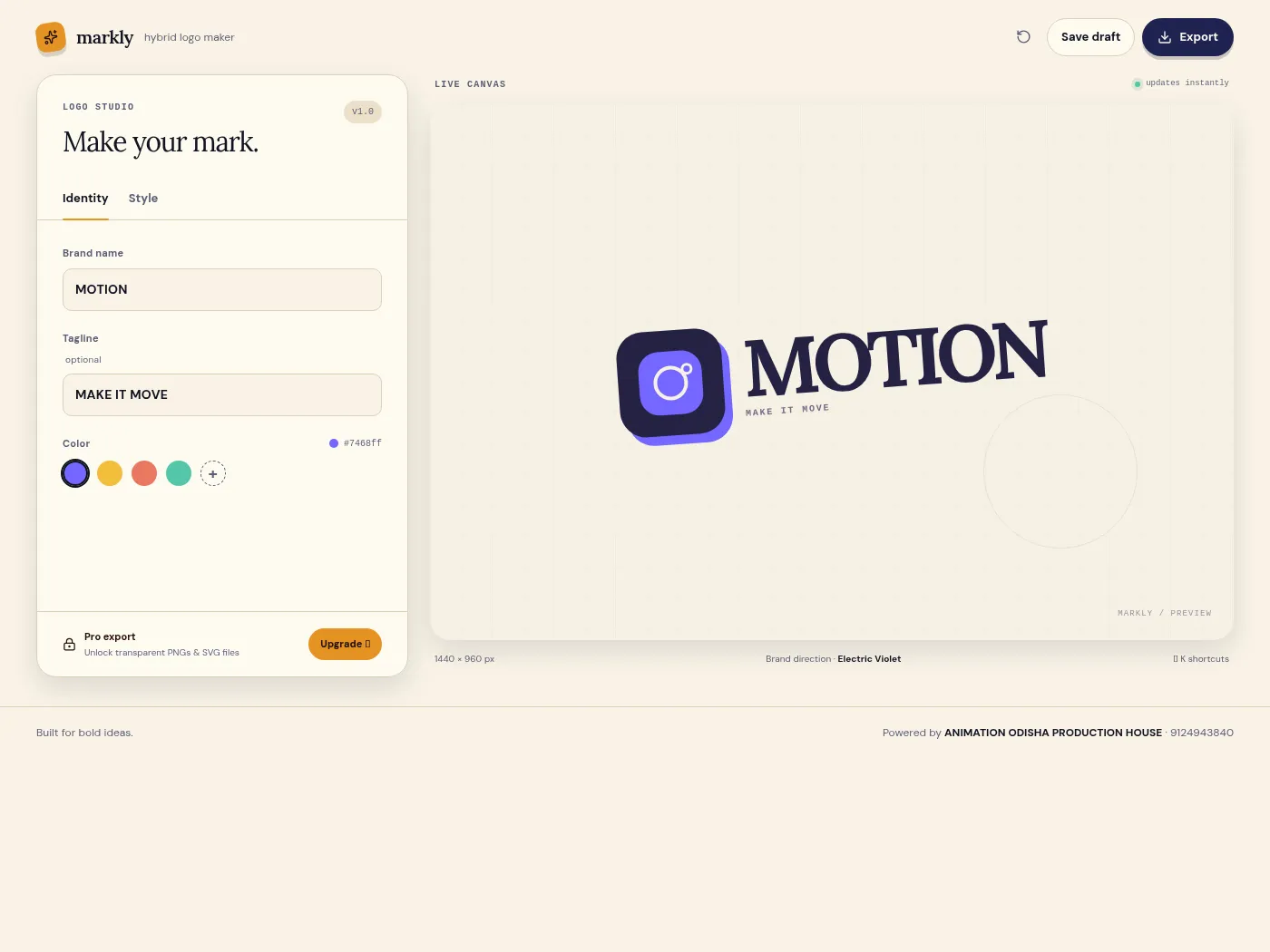 Hybrid Logo Maker