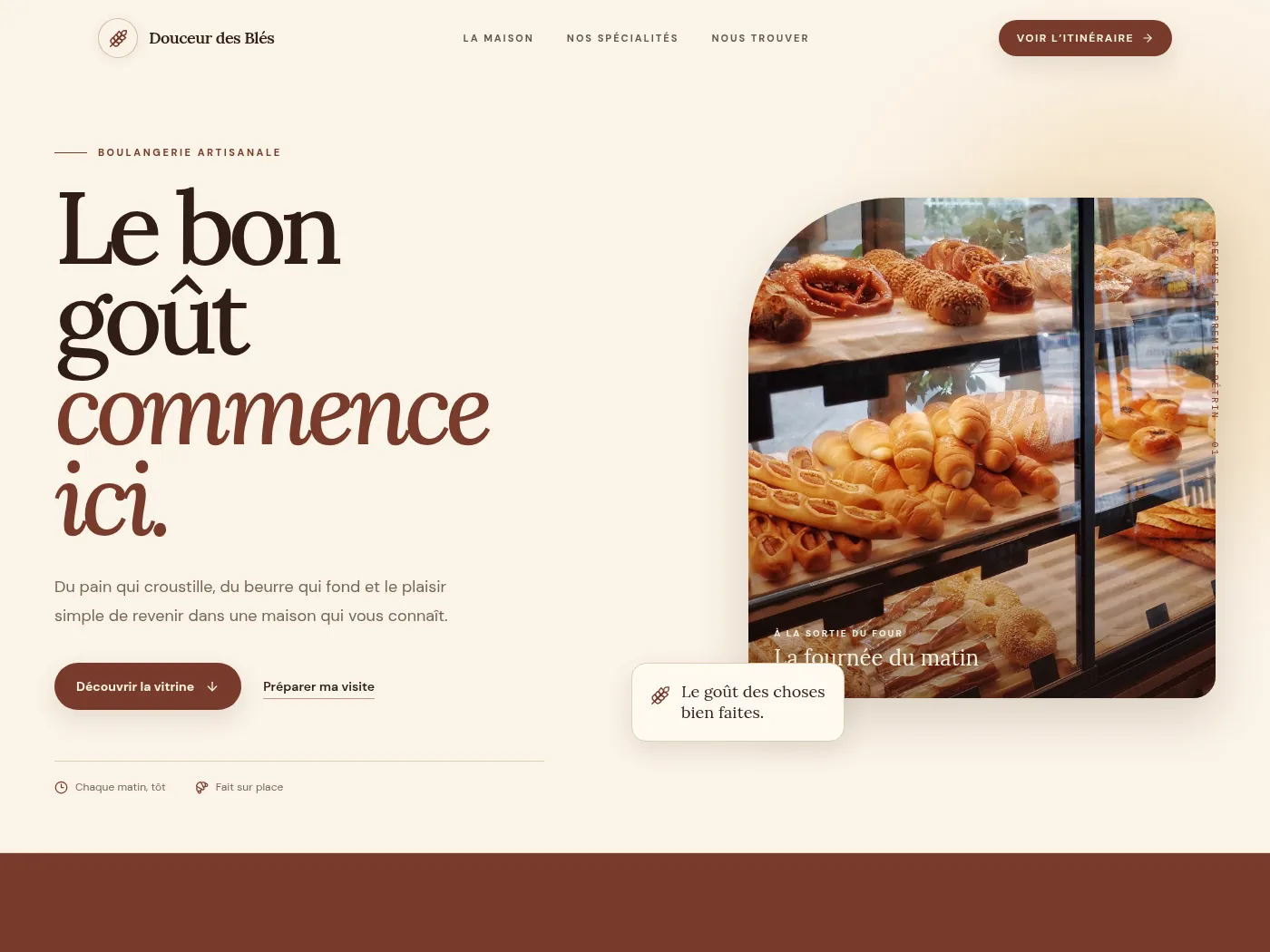 Douceur des Blés Vitrine