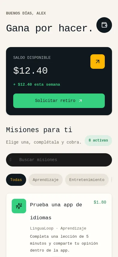 Earnify Mobile