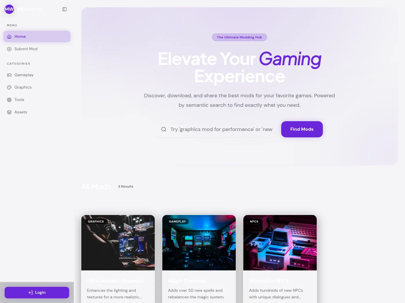 ModsWay Mod Portal