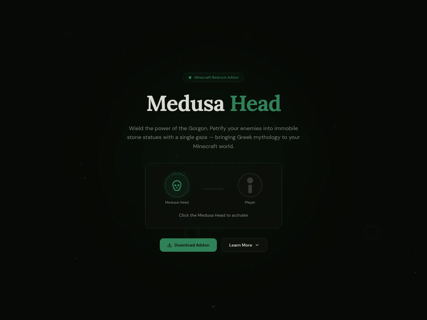Medusa Head Addon
