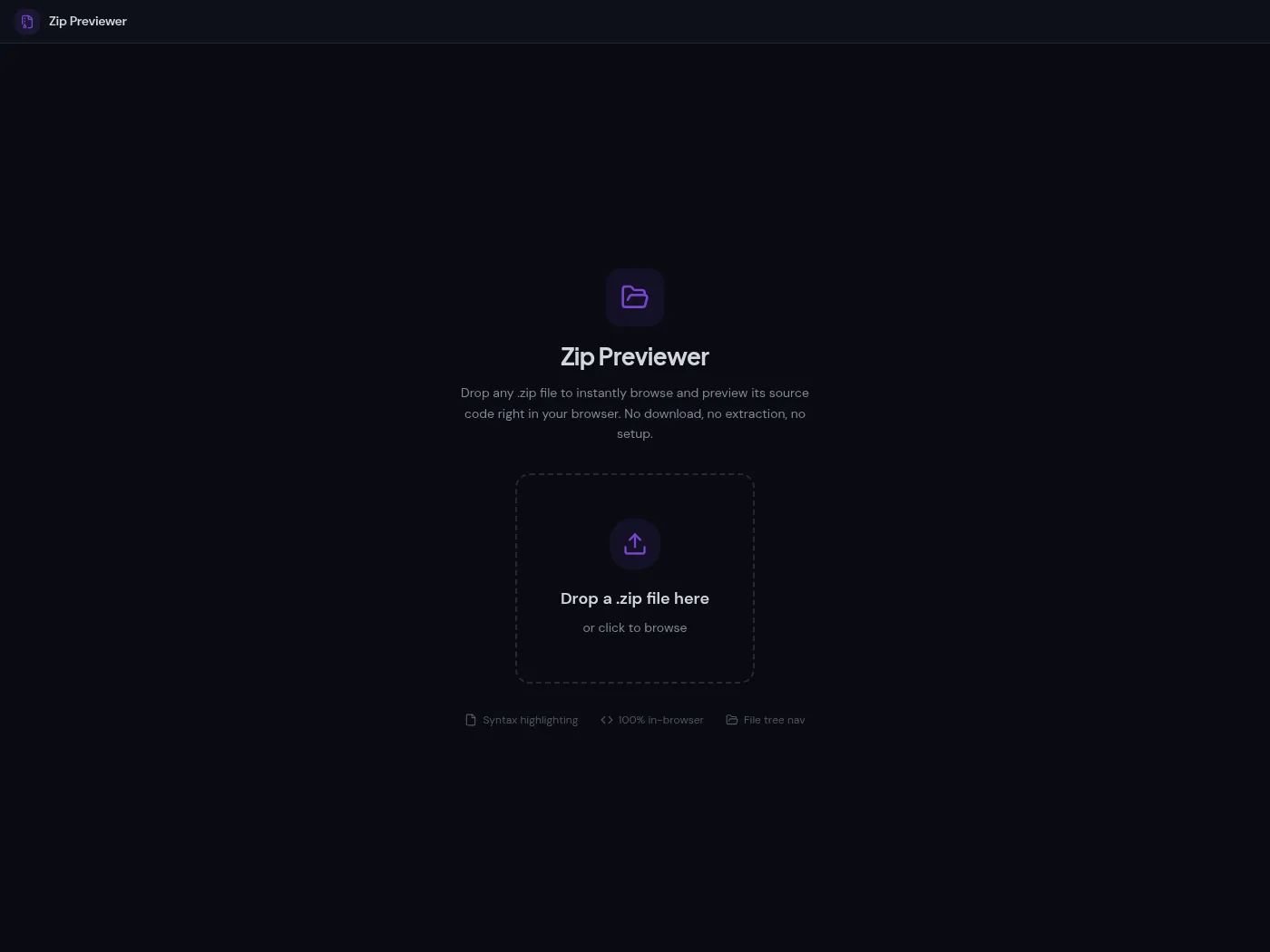 Zip Previewer