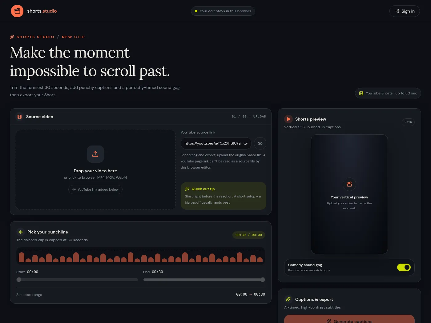 Viral Shorts Clip Maker
