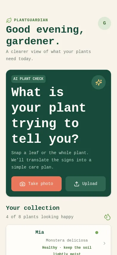 PlantGuardian AI