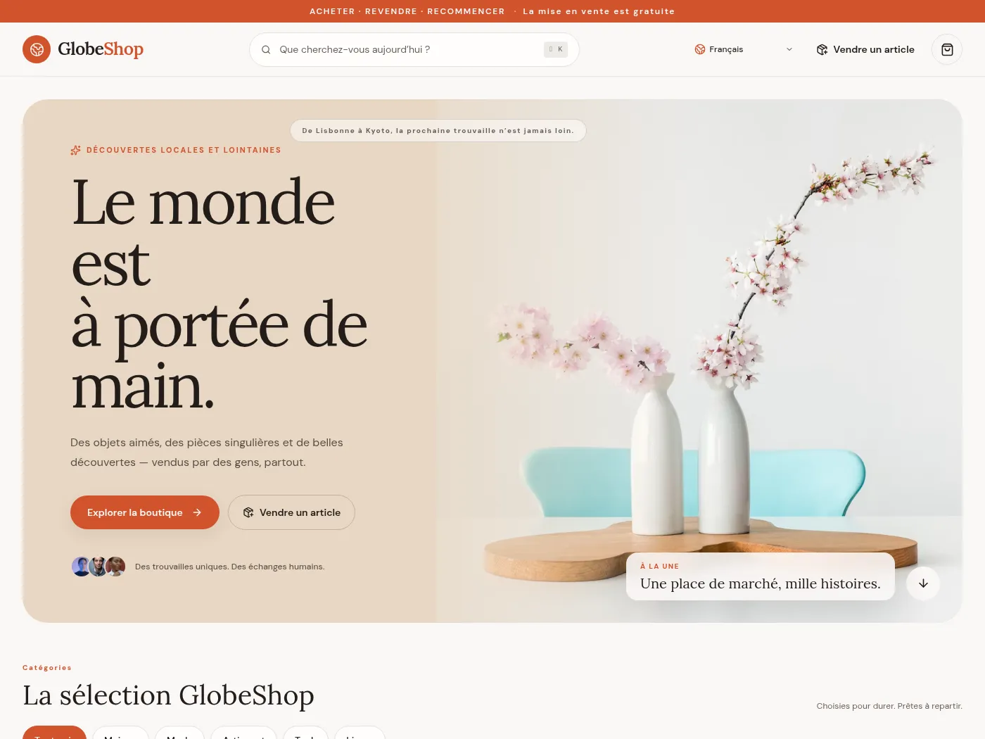 GlobeShop Marketplace
