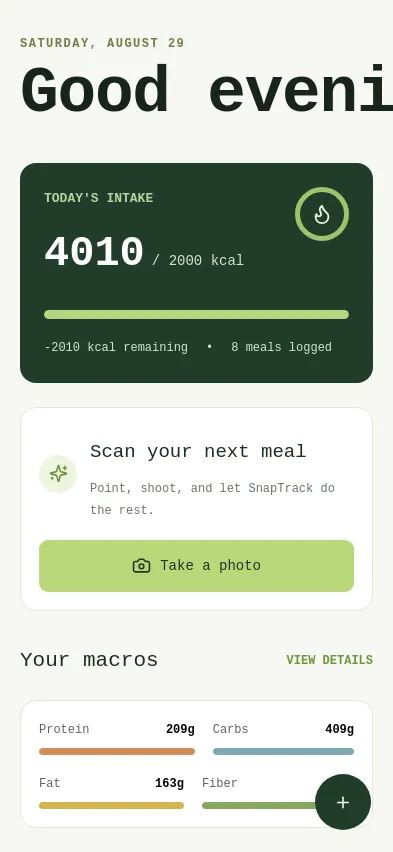 SnapTrack Nutrition