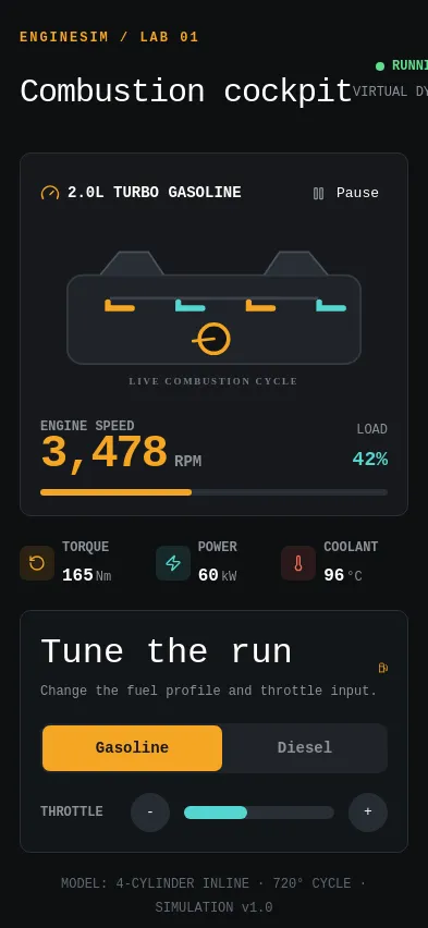 EngineSim Mobile