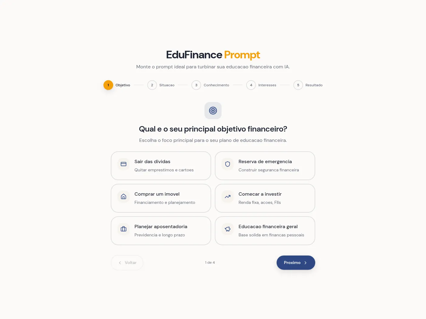EduFinance Prompt