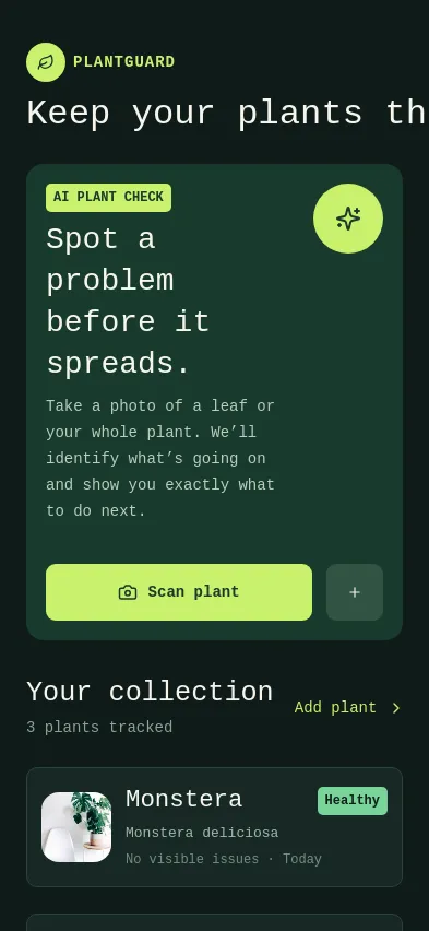 PlantGuard AI