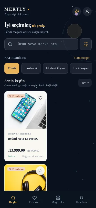 Mertly Multi-Store App