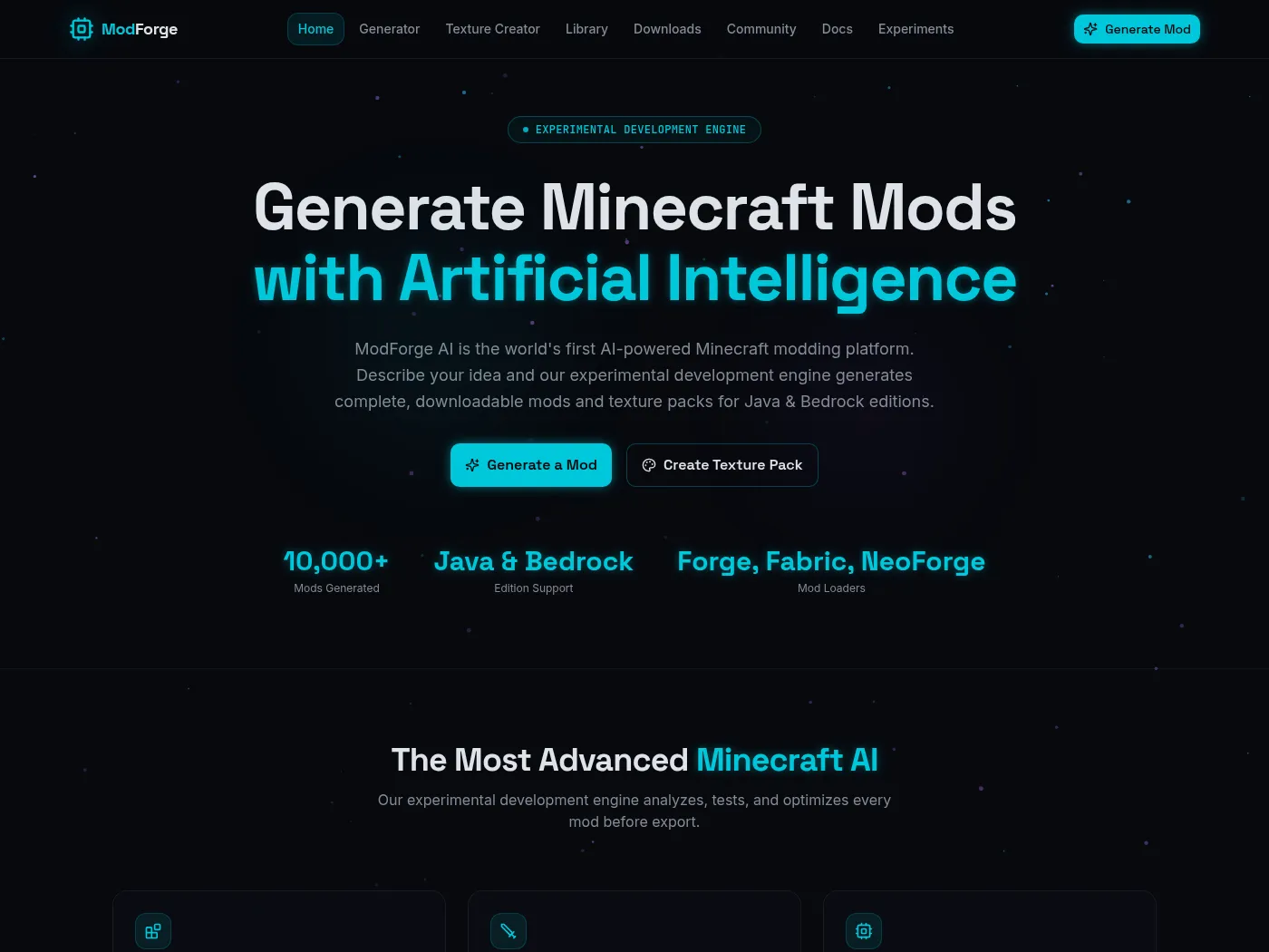 ModForge AI Platform
