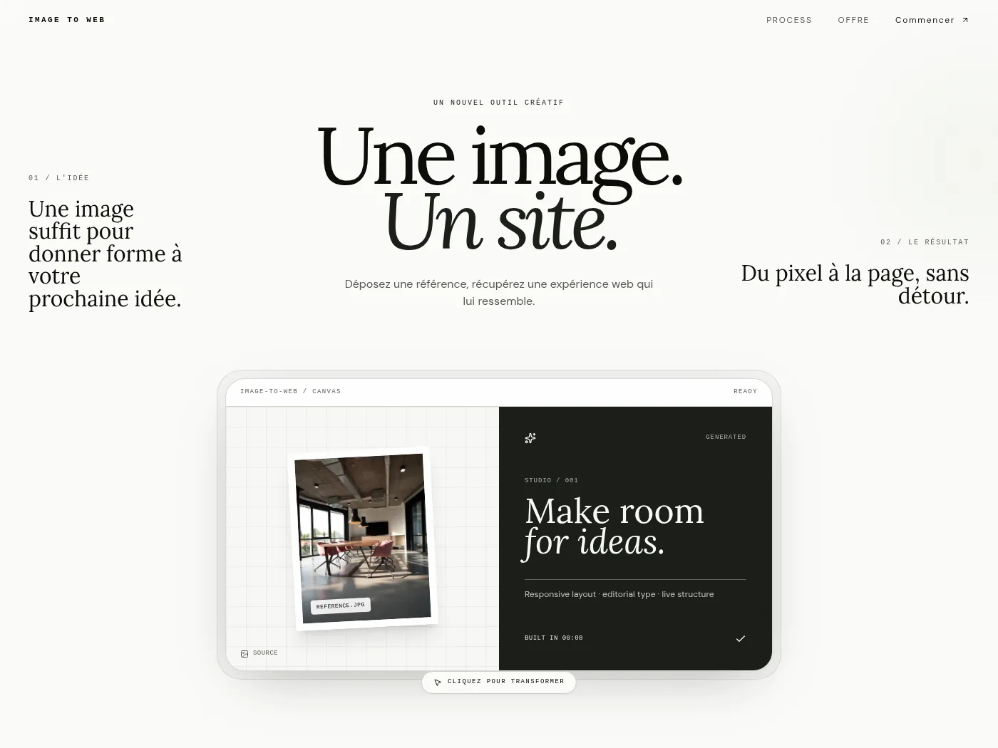 ImageToWeb Creator