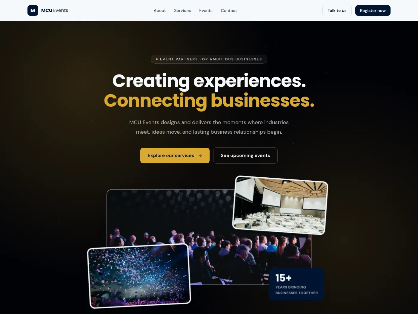MCU Events Platform