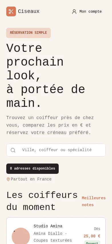 Coiffeur Book Mobile
