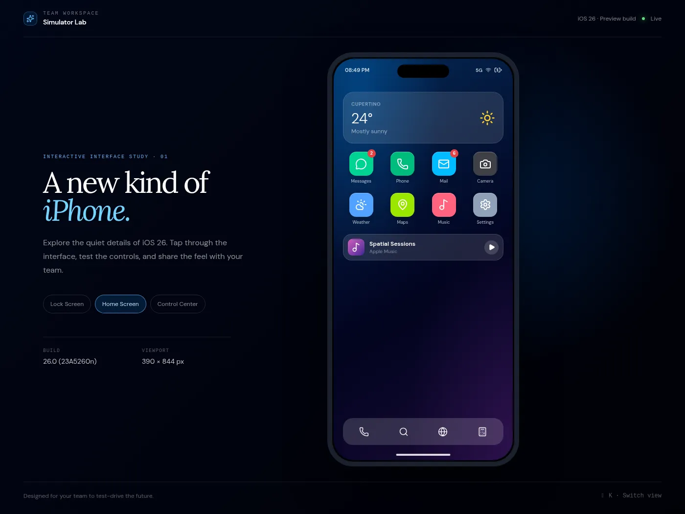 iOS 26 Simulator