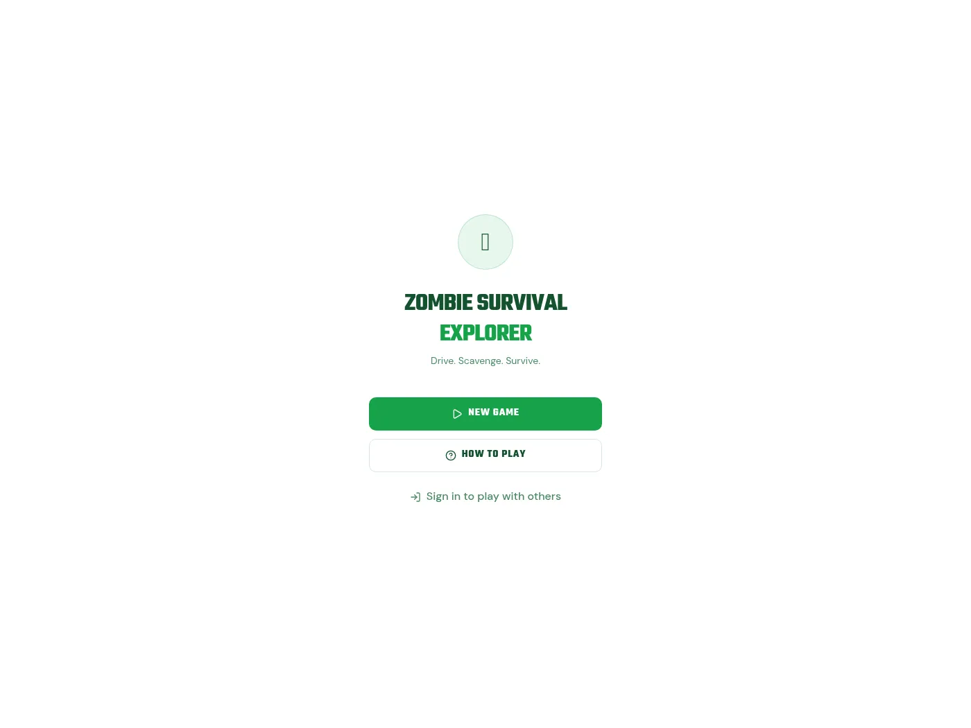 Zombie Survival Explorer