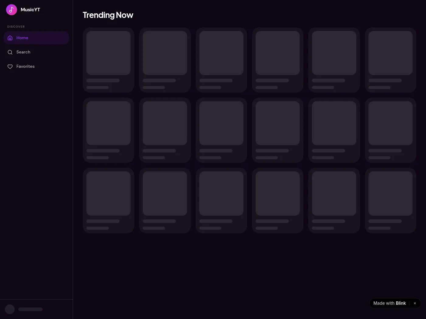 Music YouTube Explorer