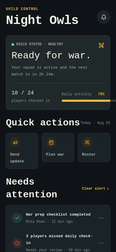 GuildBot Mobile