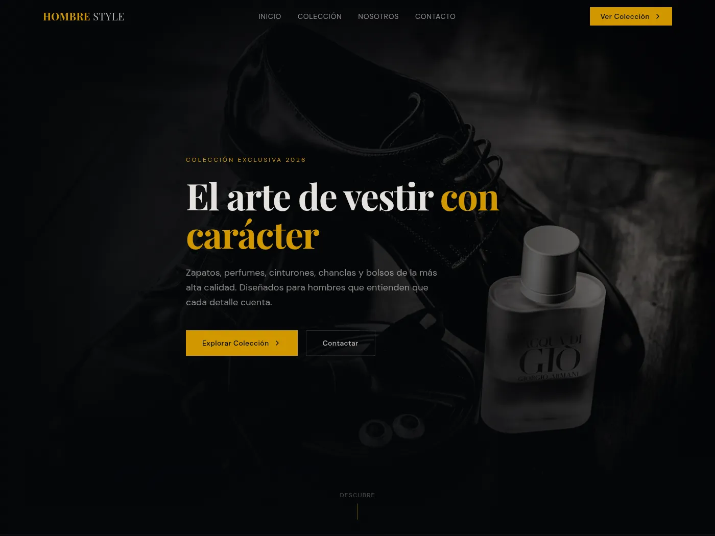 Hombre Style Storefront